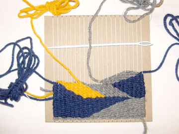 Looming Thoughts: Wedge Weave