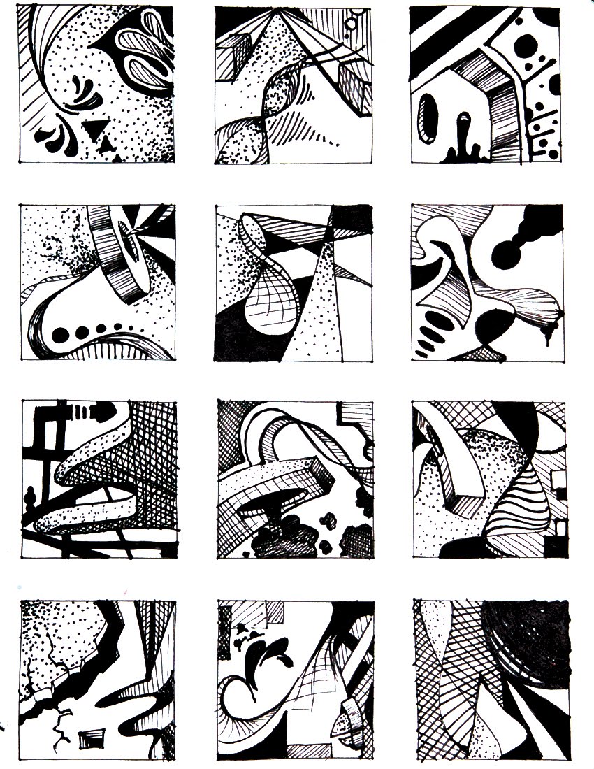 Erick's 1st Year works: 2D Sketches