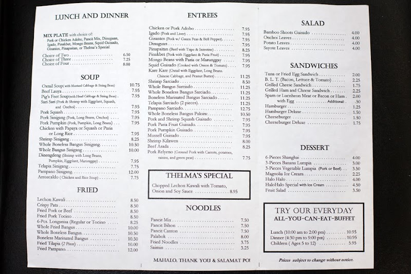 Photos by jalna: Thelma's Restaurant in Waipahu