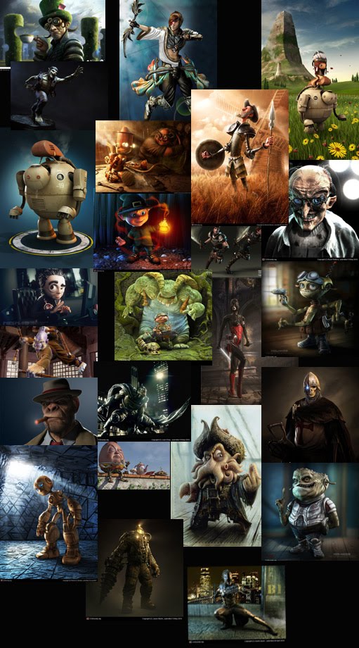 3D TODAY: SmashingShare: 25 Amazing CG 3D Characters Artwork From CGSociety