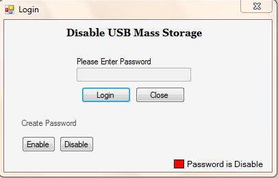 How To: Disable USB / Mass Storage Devices