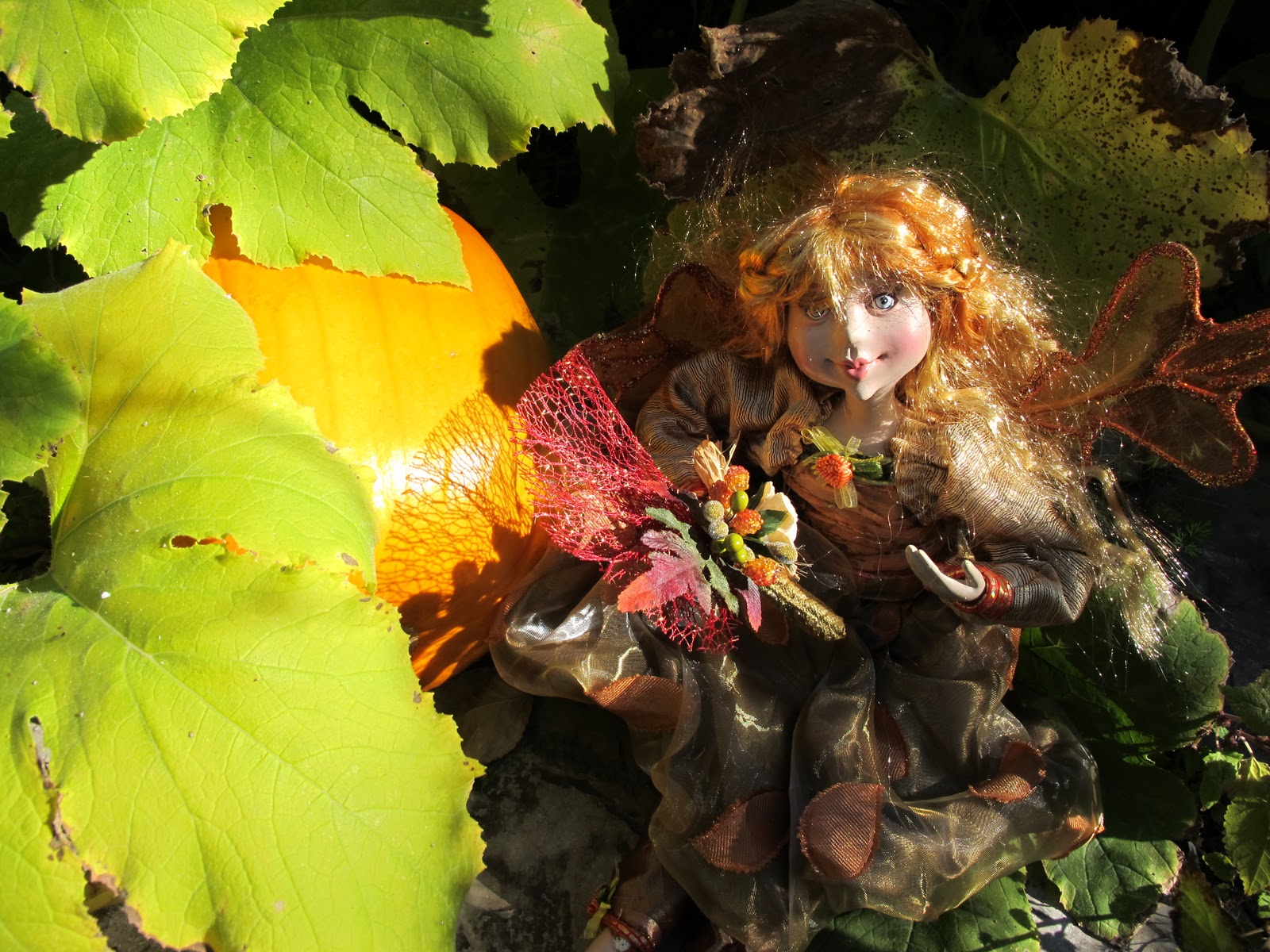Fall Fairies In My Garden Tablescape - Purple Chocolat Home