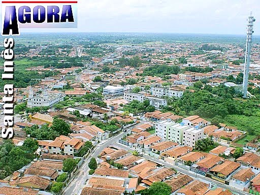 "VISTA AEREA DE SANTA INÊS-MA"