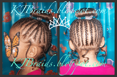 KJ Braids: Princess Tiana Bun