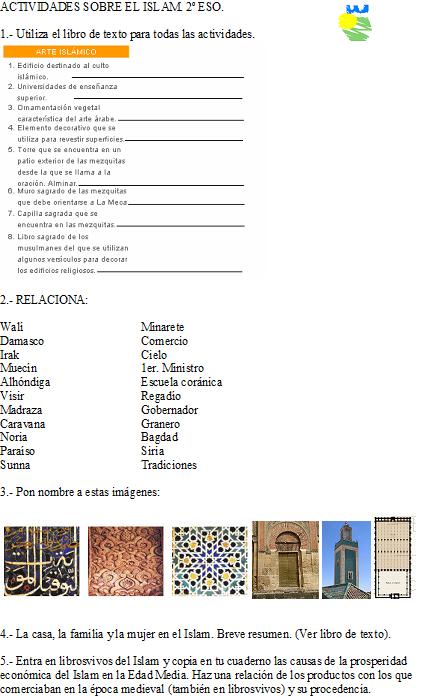 waliato: ACTIVIDADES ISLAM