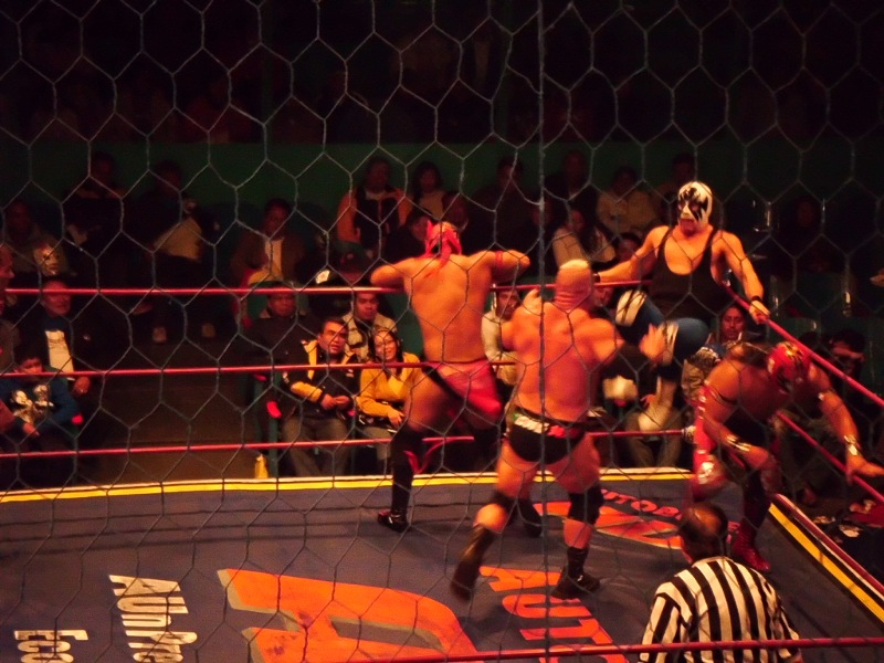 Lucha Libre Porra Fresa: Shocker y La Mascara retan a los Guerreros por ...
