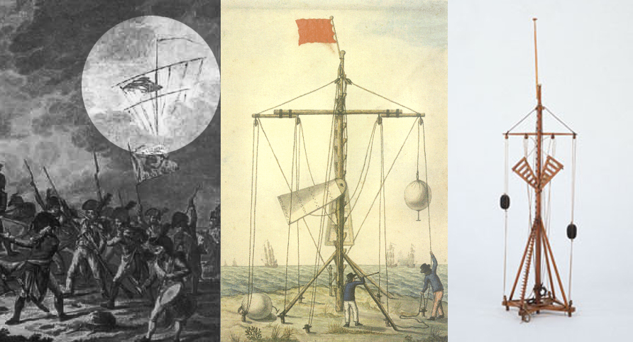 Brigade Daendels: Kusttelegraaf - Optical semaphore