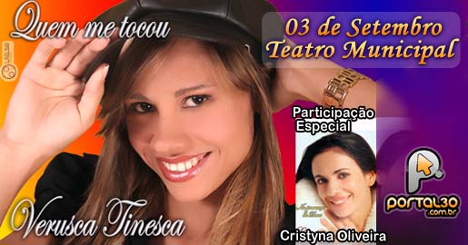 Fernanda brown: lançamento do cd quem me tocou da cantora Verusca Tinesca