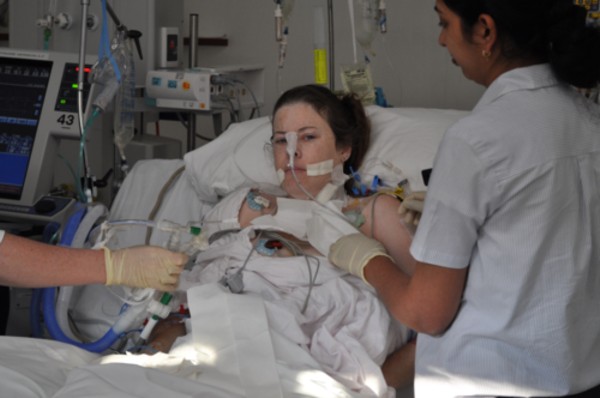 Genevieve's Lung Transplant Journey: Photos of ICU