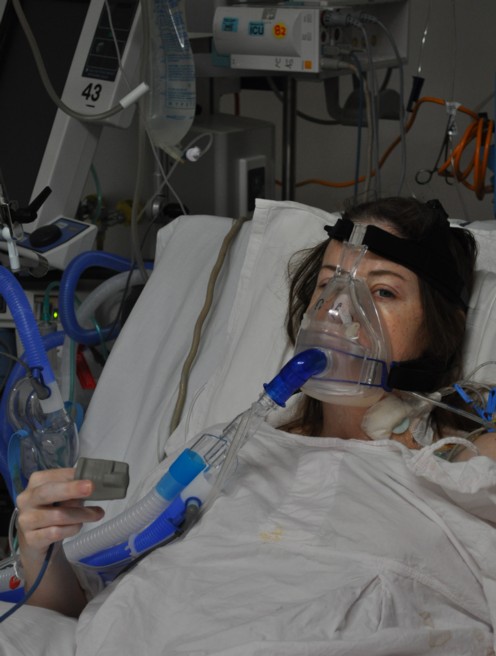 Genevieve's Lung Transplant Journey: Photos of ICU