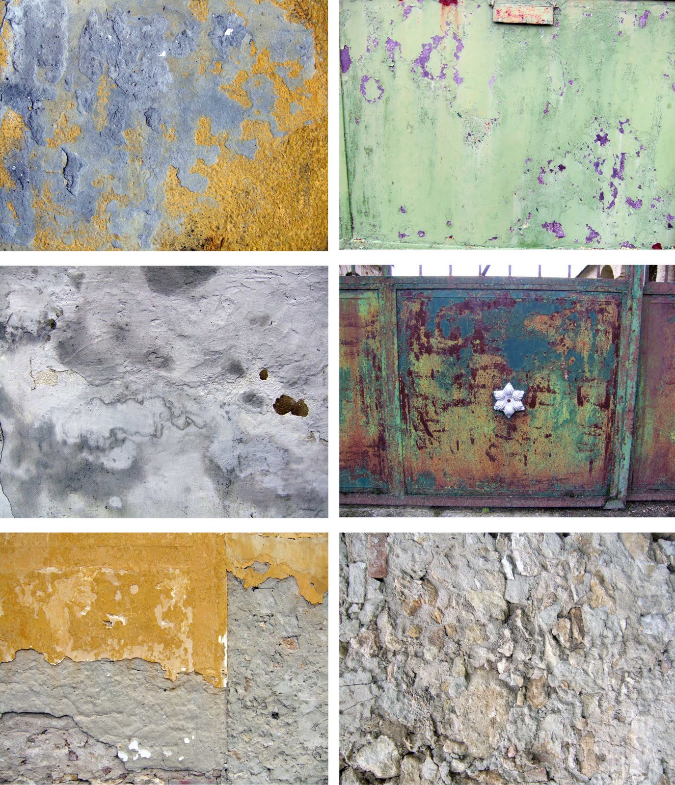 Diane Kappa: colors & textures - rust & decay