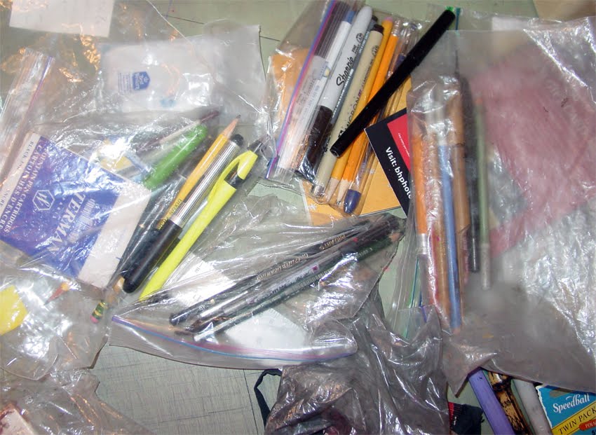 Urban Sketchers Symposium 2010: Portland, Oregon, USA: Drawing supplies