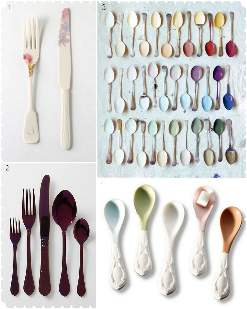 {The Ardent Sparrow}: Hues of Flatware...