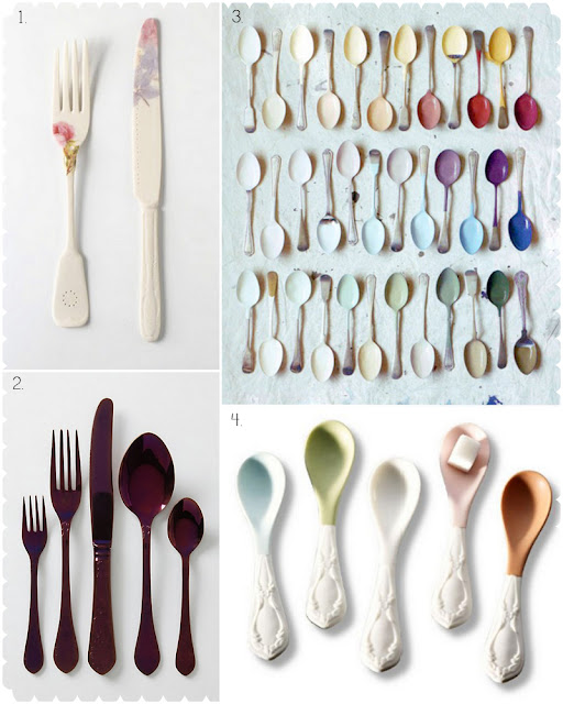 {The Ardent Sparrow}: Hues of Flatware...