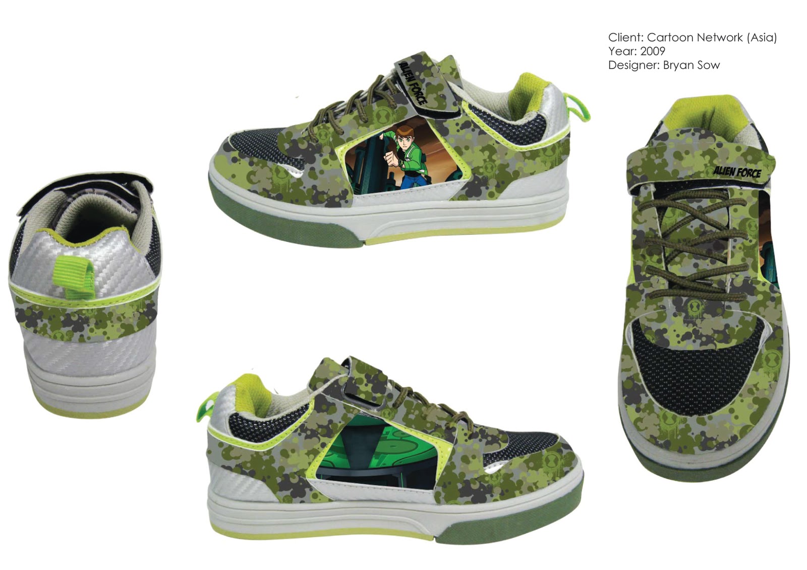 creativity is unlimited: Kids Shoe (Ben 10)