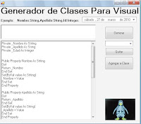 codigo-programador: Generador de Clases VB