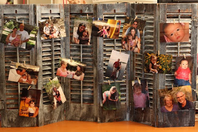 A Crafty Mom's Life: Thrifted Shutter Photo Display Tutorial {Thrifty ...