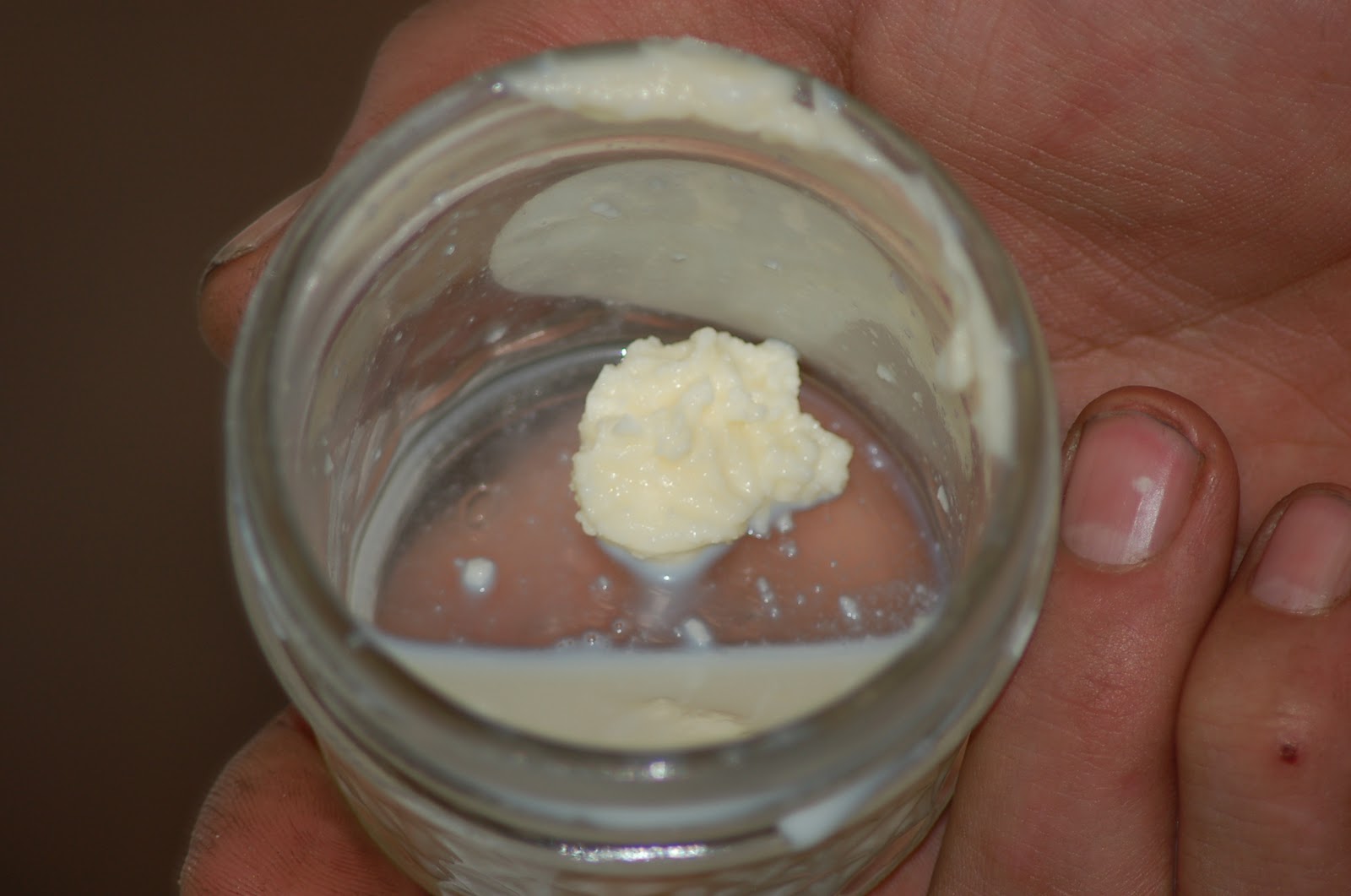 Wherever I am is where I'm at...: Making butter from unhomogenized raw milk