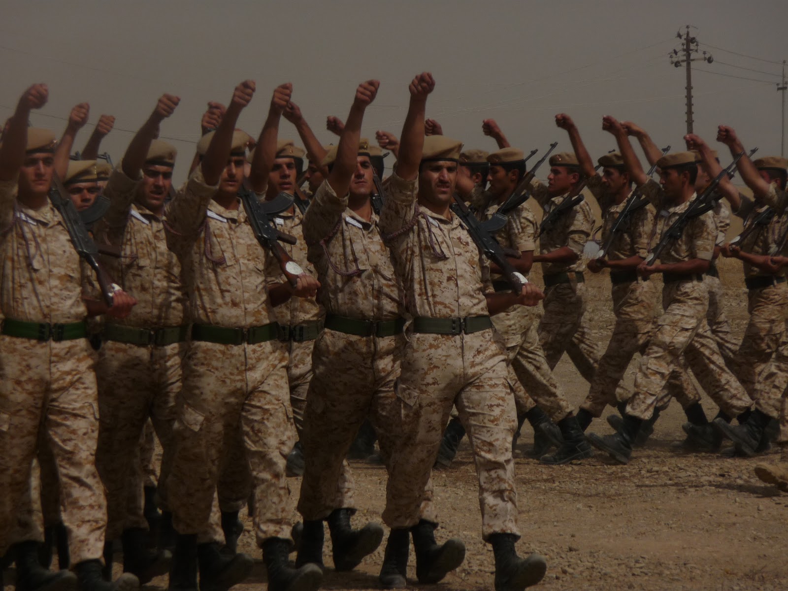 Life is Good in Pink Boots: Kurdish Military