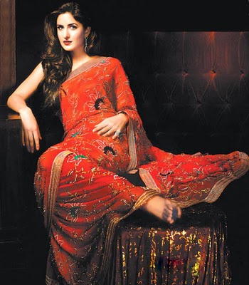 Katrina Kaif Designer Sarees Collection 4 - Saree Blouse Patterns