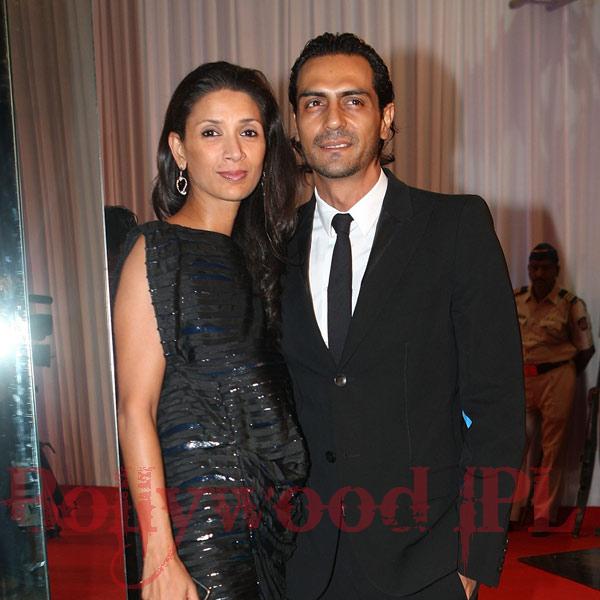 Actor Arjun Rampal with his wife | Bollywood IPL