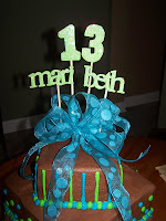 Decorating Tips, Tricks, and Ideas: 13-year-old Birthday Cake