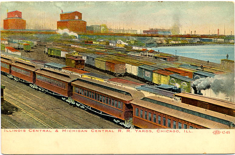 The National Railroad Postcard Museum: Chicago, Illinois Yards