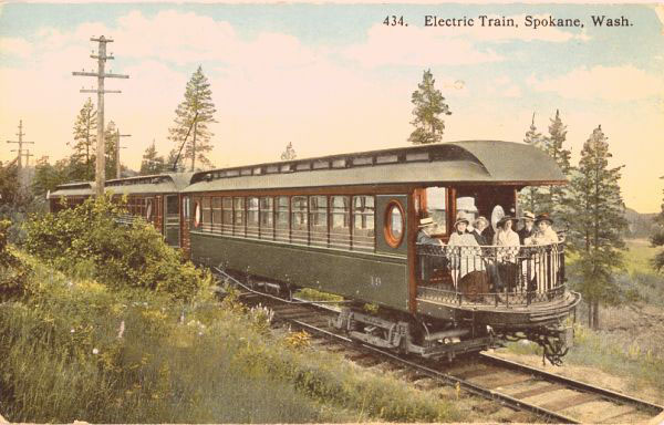 The National Railroad Postcard Museum: Spokane and Inland Empire Railroad