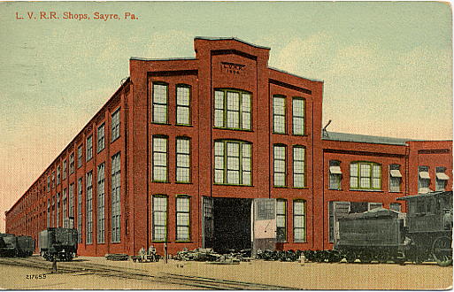 The National Railroad Postcard Museum: Sayre, Pennsylvania, Shop Views ...