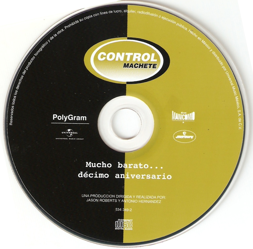 Control Machete - Mucho Barato (1996) | mucha musika pokas palabras