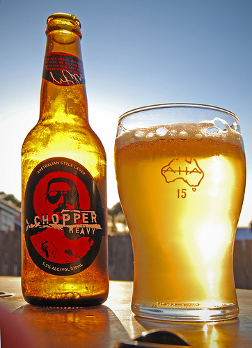 Mark Brandon "Chopper" Read Art: Mark Brandon Read - "Chopper Heavy" Beer