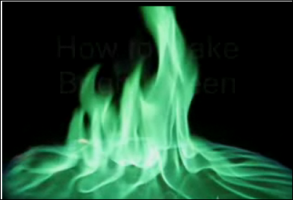 CÓMO HACER FUEGO VERDE | QUÍMICA DIVERTIDA (por "mi arma")