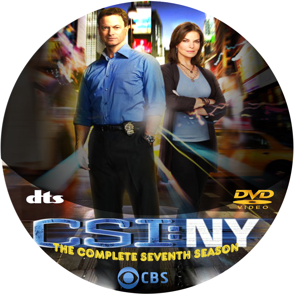 Minhas Capas: Capa DVD - CSI NY Season 7