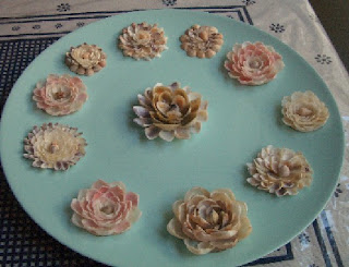 JARDIN POETICO: FLORES CON CONCHAS DEL MAR (FLORERAS)