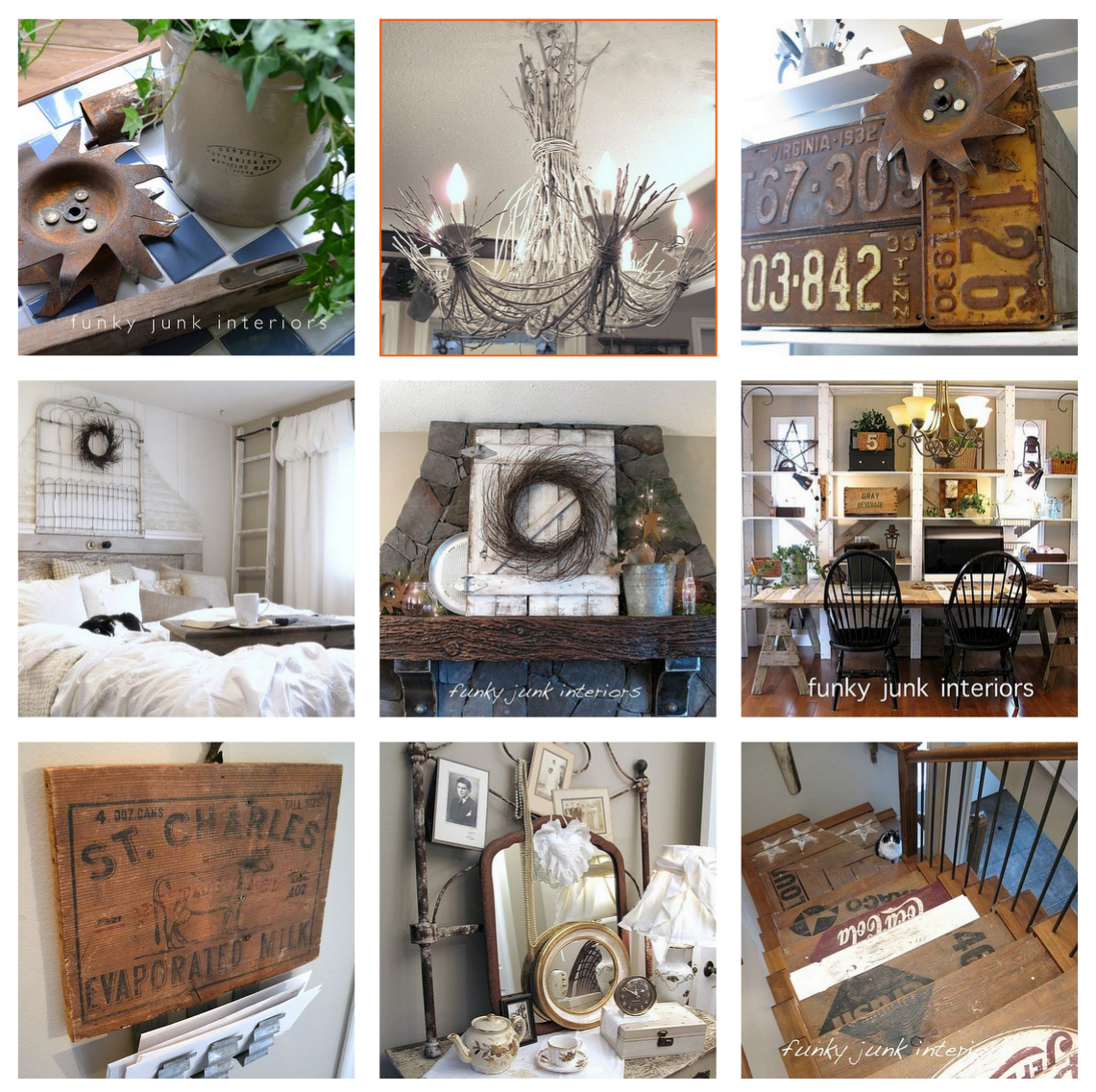 Copy Me! Challenge LINKUP, FJI style - Funky Junk InteriorsFunky Junk ...