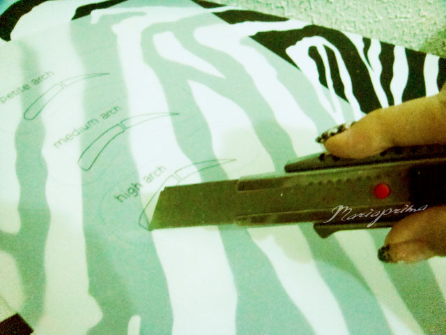 Maria Prima Iswary: DIY: Making Eyebrow stencil