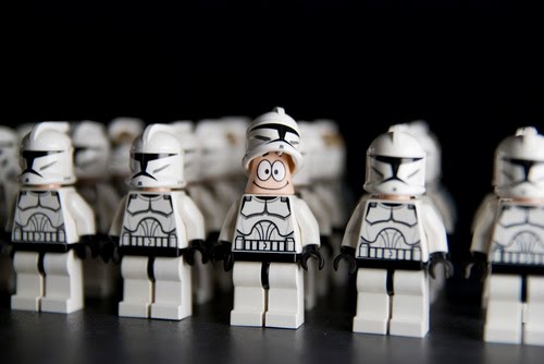 Patrick Star As The Stormstrooper - Star Wars | Funpicc