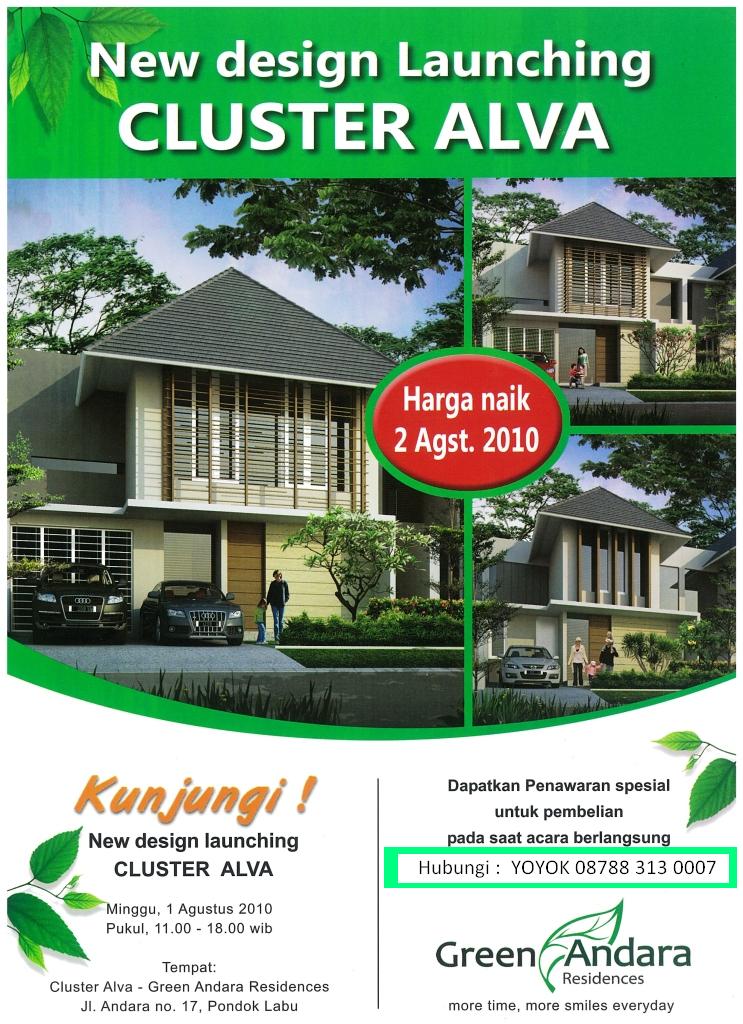 GREEN ANDARA residences: Launching CLUSTER ALVA