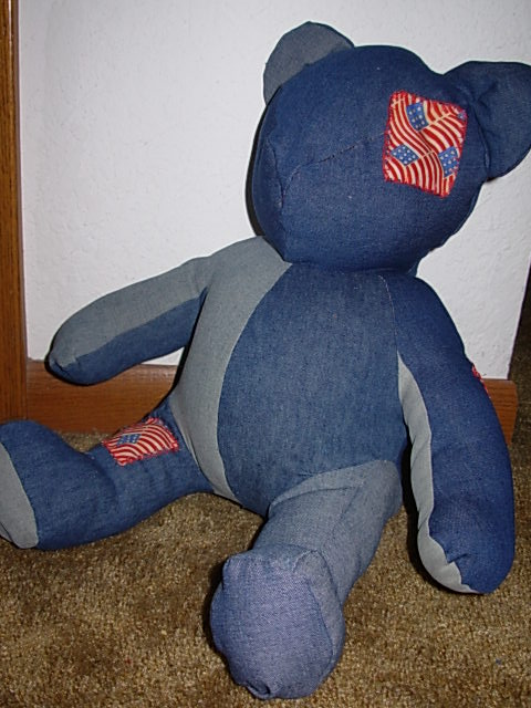 Denim Teddy Bear