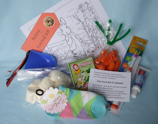 My Creative Stirrings: Cheap Easter Gift- Bunny Survival Kits