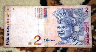 KOLEKSI DUIT LAMA (ANTIQUE COLLECTION): Koleksi Wang Kertas Malaysia (RM2 )