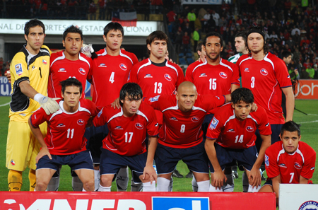 WORLD FOOTBALL: CHILE SOCCER TEAM