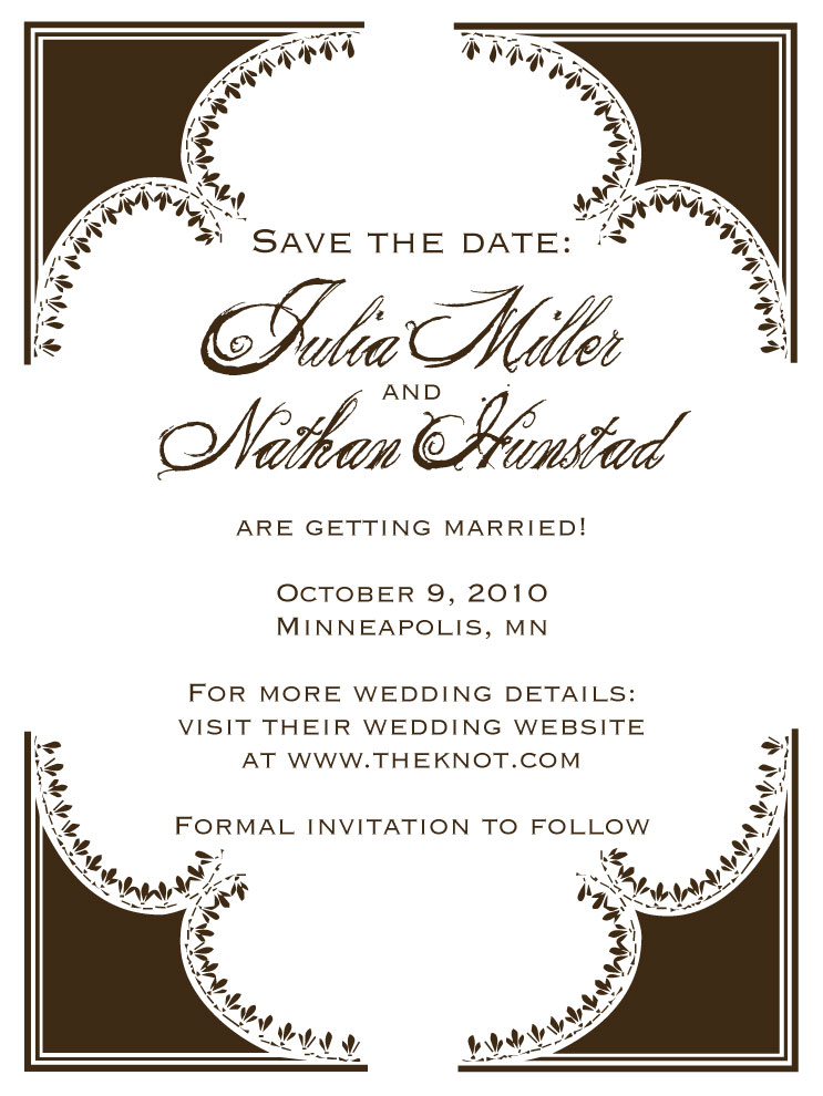 Inkblot Paper Designs: Save the Date: Library Card Catalogue