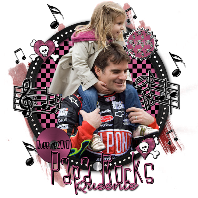 Queenie's Tags: Papa Rocks