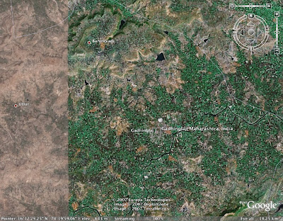 Ghongdi: Google Earth Images of Gadhinglaj!