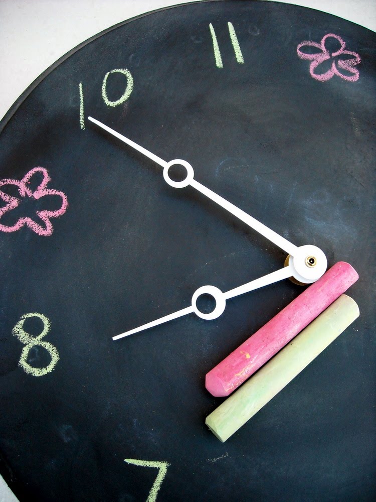 {cLoCkS bY sTaCi}: Chalkboard Clock