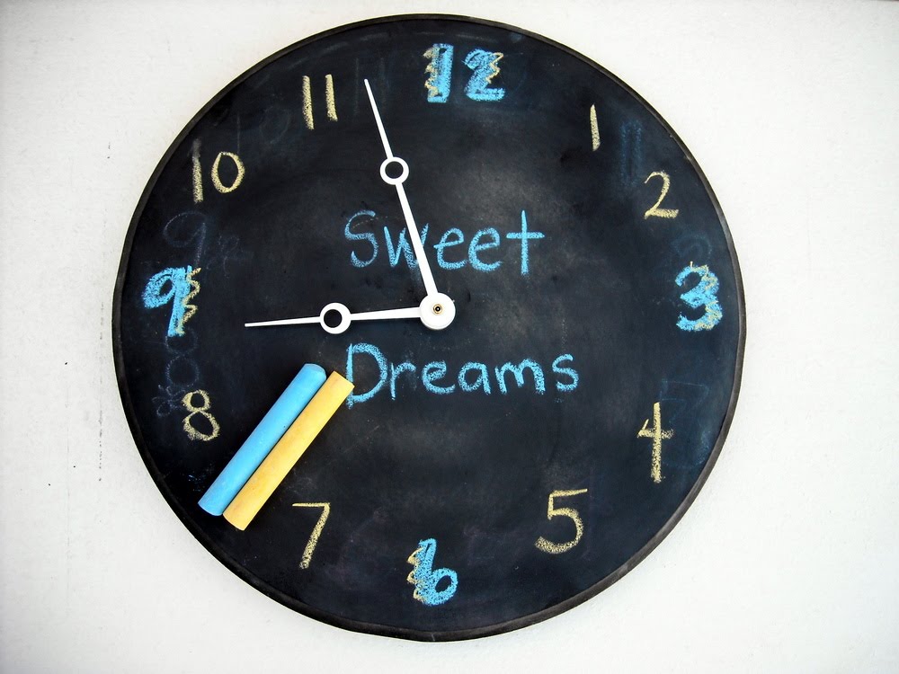 {cLoCkS bY sTaCi}: Chalkboard Clock