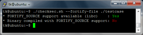 CHECKSEC.SH NOW WITH FORTIFY_SOURCE SUPPORT – Penetration Test Resource ...