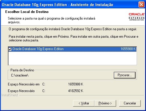 Sql4all Instalação Do Oracle Xe No Windows