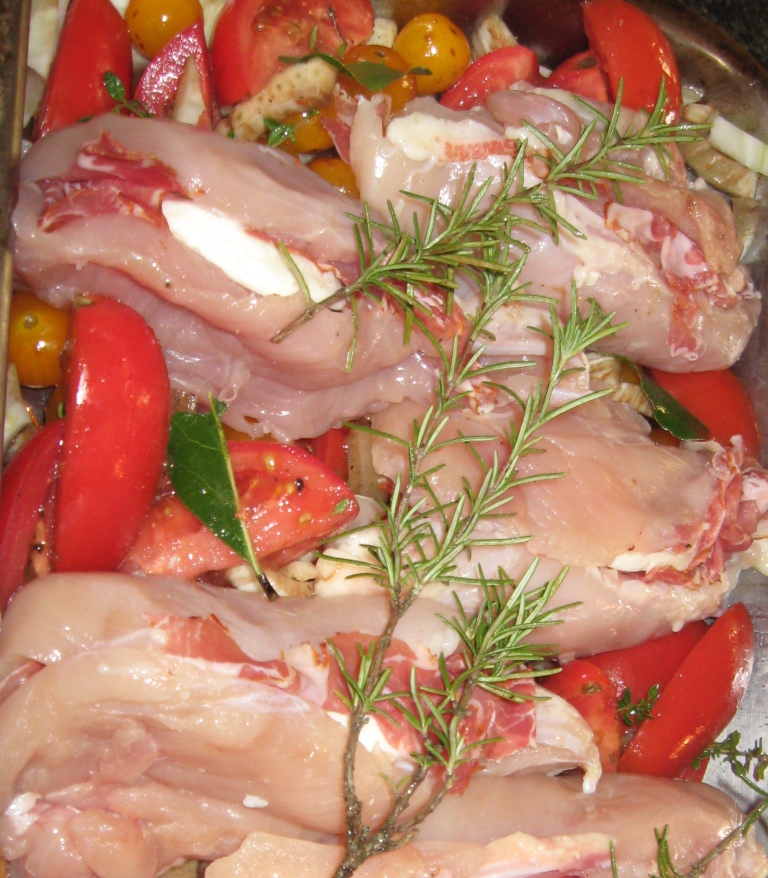 What Tom Cooked: Chicken Breasts with Capicolla, Mozarella and Herb ...